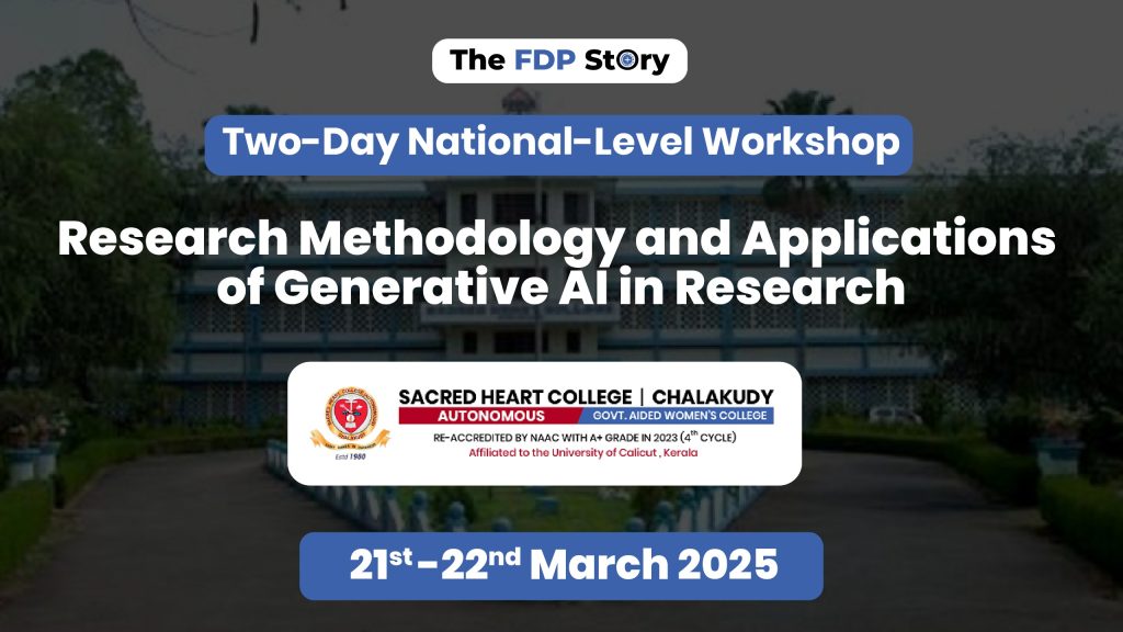 National-Level Workshop on Research Methodology and Applications of ...