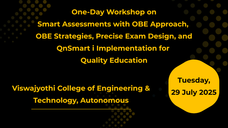 One-Day Workshop on Smart Assessments with OBE Approach, OBE Strategies ...