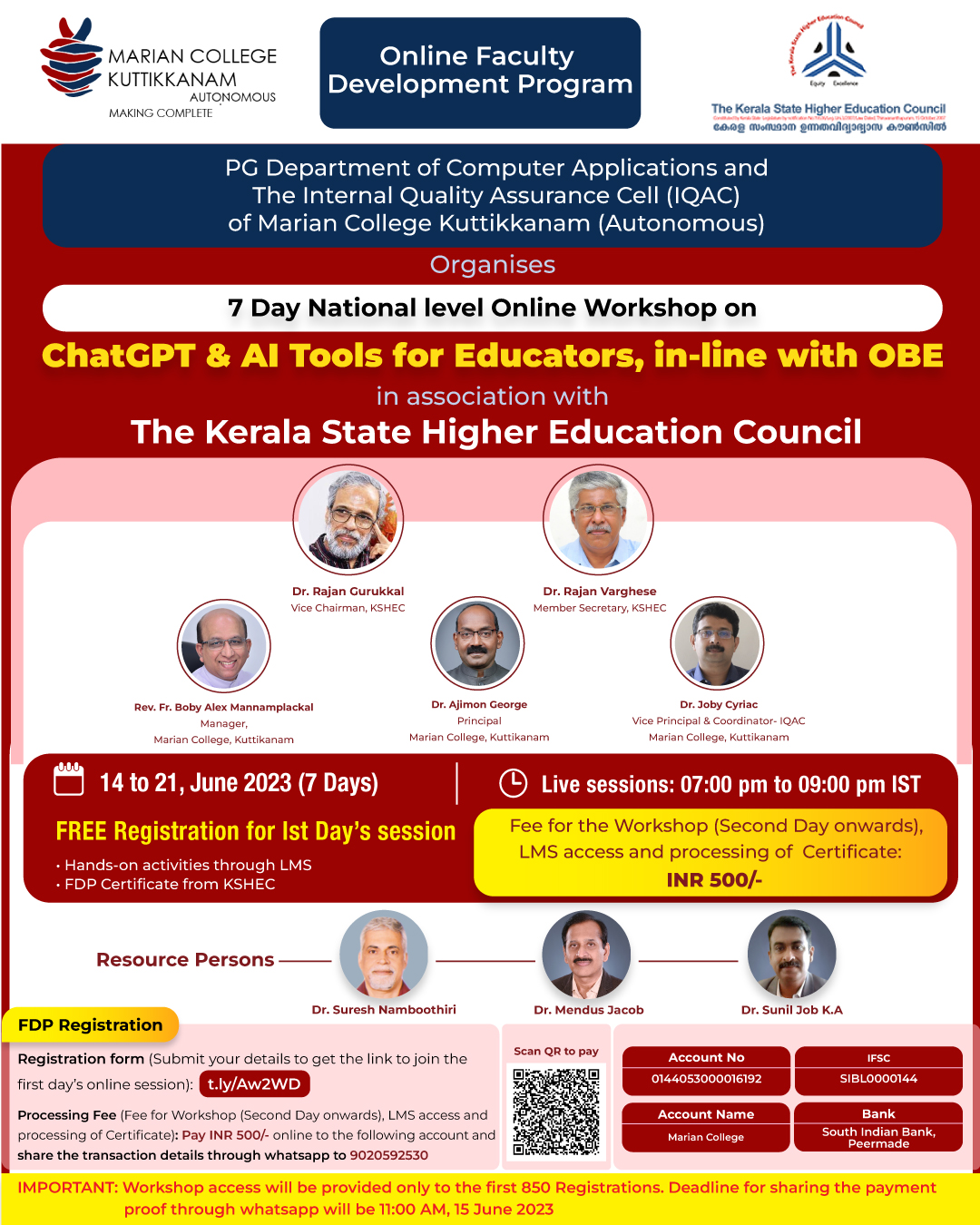 7 days Online Workshop on Chatgpt & AI tools for Educators organized by ...
