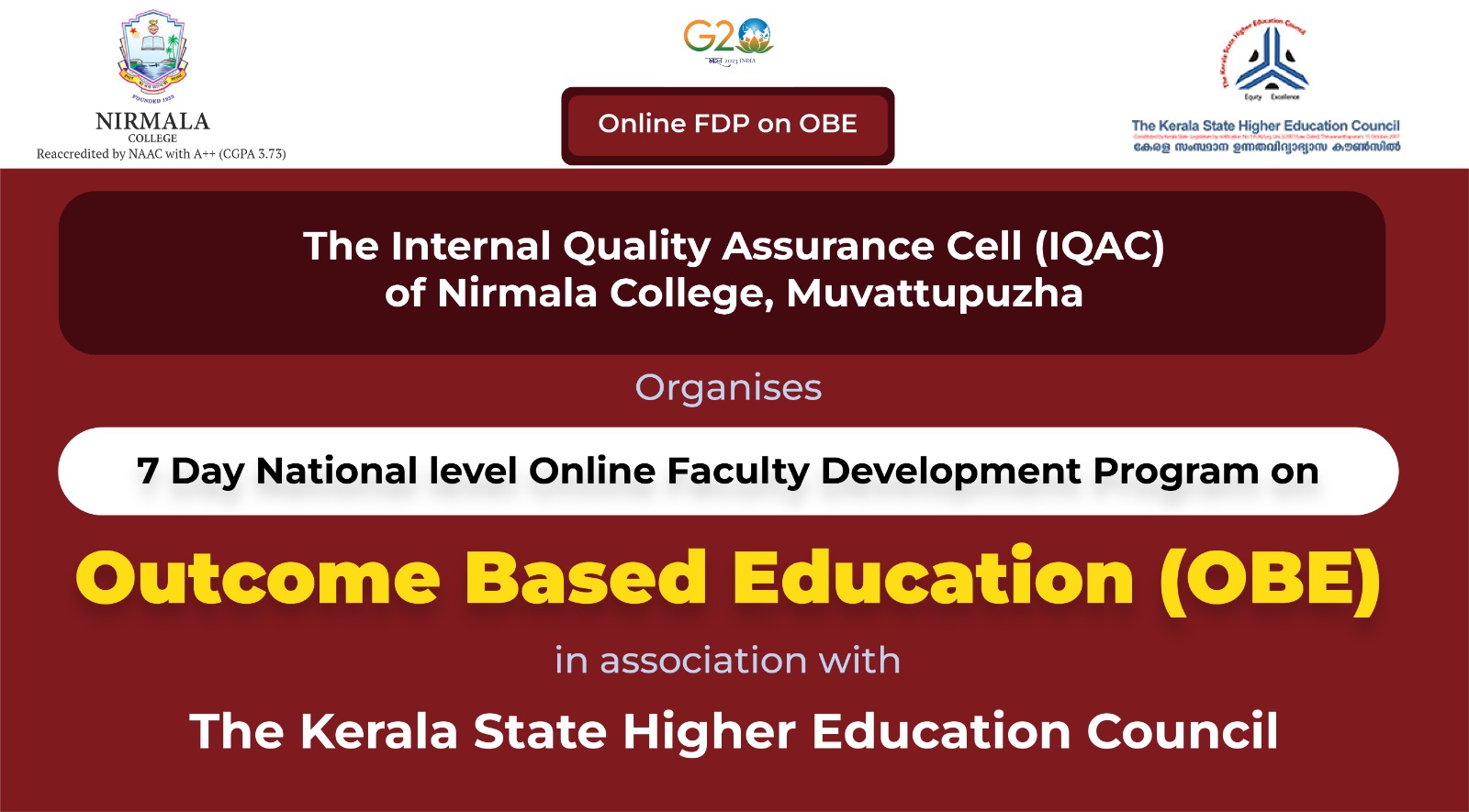 National Level FDP on OBE and Application of Generative AI in Teaching and Research | Gauhati ...