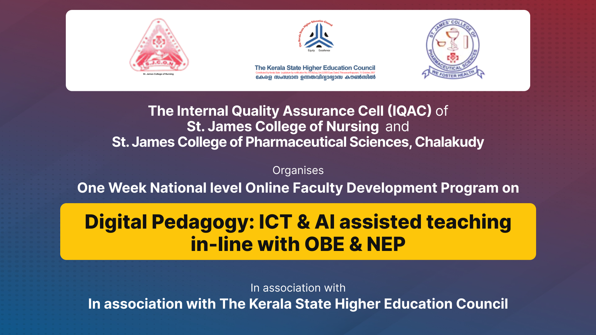 National Level FDP on OBE and Application of Generative AI in Teaching and Research | Gauhati ...